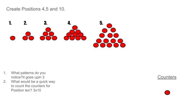 counter triangle task – Mekayla @ Glenbrae School